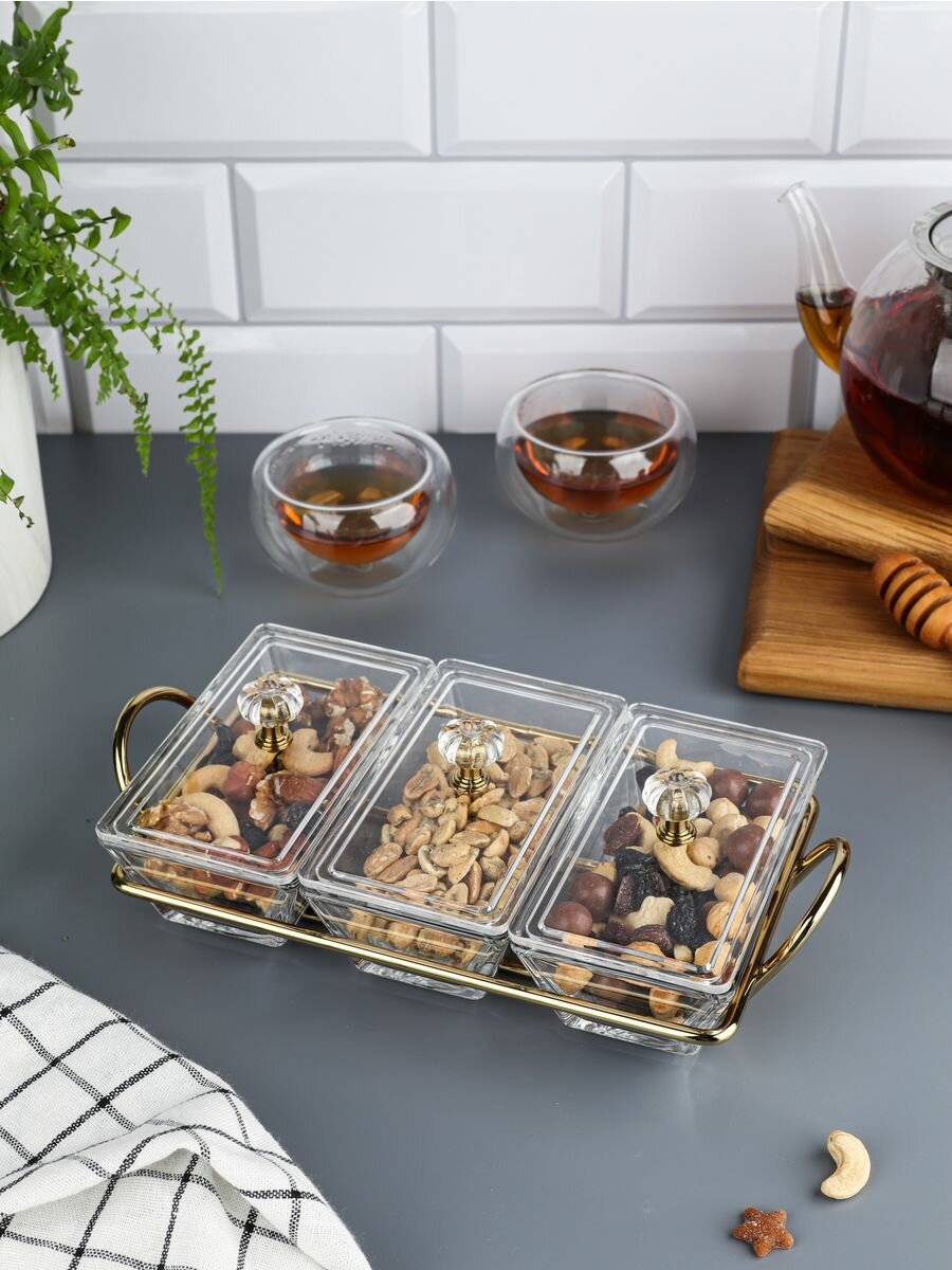 Менажница с крышкой