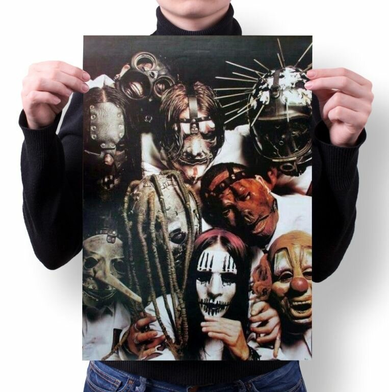 Плакат Slipknot, Слипнот №5, А2 (60-42 см)