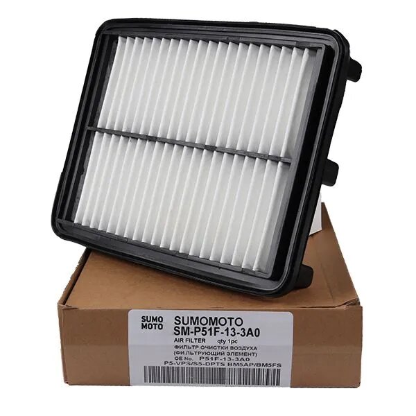 Фильтр воздушный SM-P51F-13-3A0 SUMOMOTO MAZDA; Axela; CX-3; Demio; Mazda 2; Mazda 3; TOYOTA; Scion IA/Yaris R/IA; OEM - P51F-13-3A0;