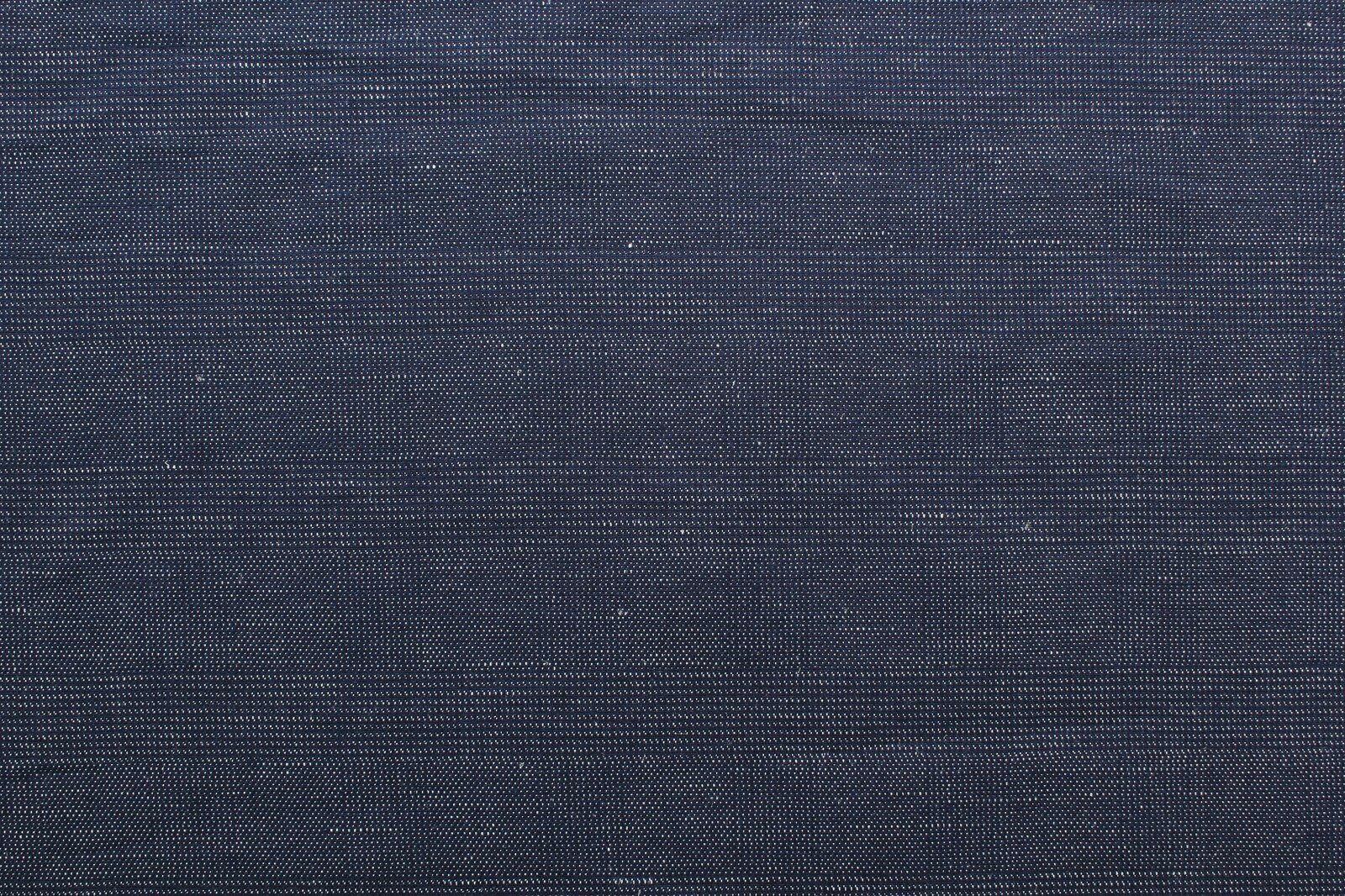 Ткань Джинс костюмный тёмно-синий меланж, ш146см, 0,5 м