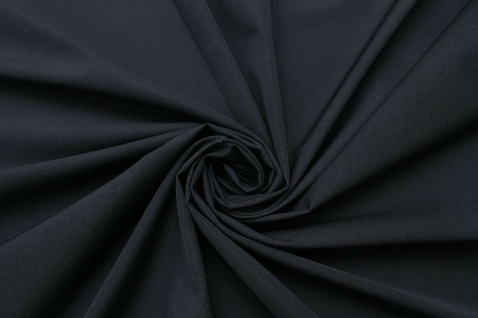 Ткань Габардин на мембране, чёрный, 290 г/пм, ш134см, 0,5 м