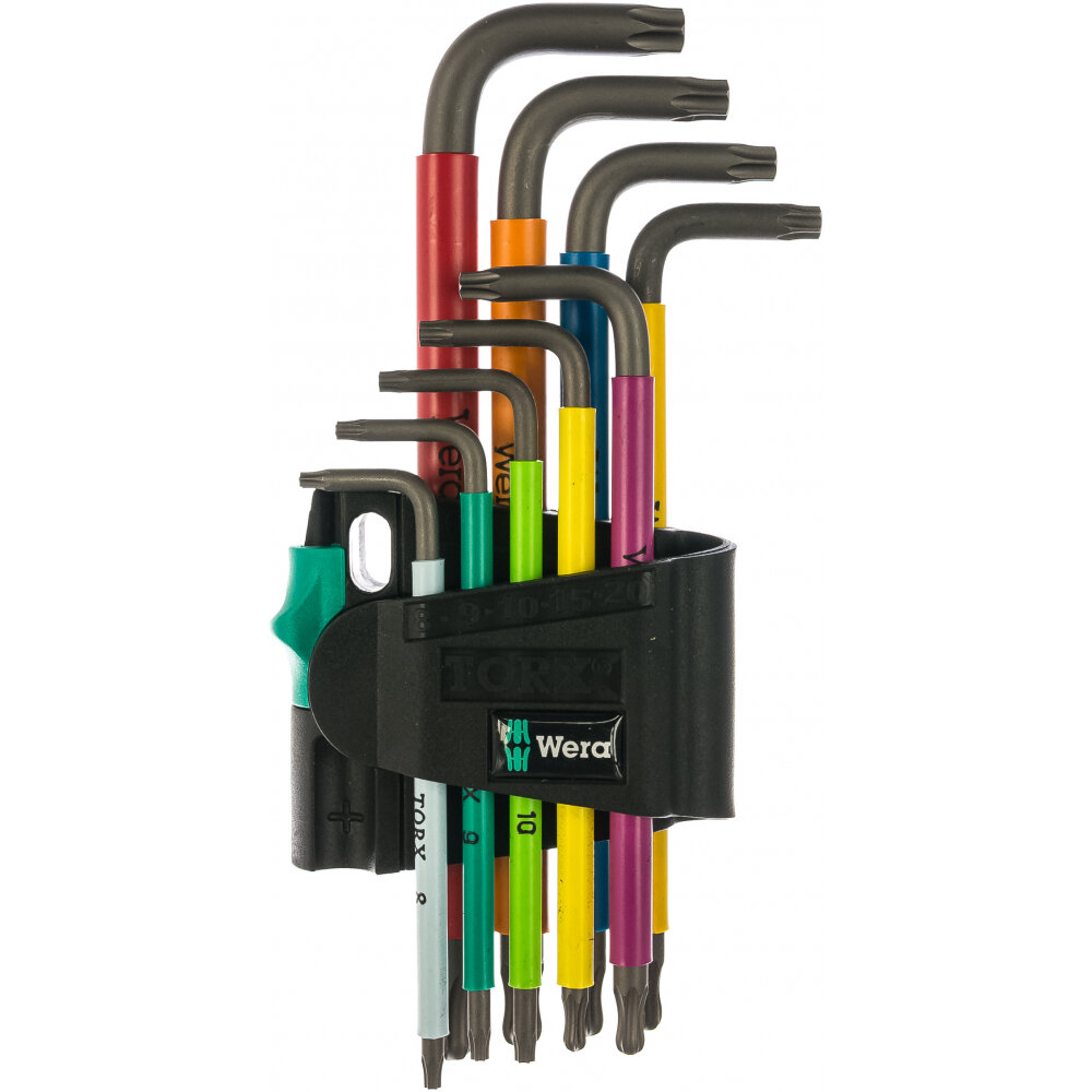 Набор Г-образных ключей, 9 шт WERA