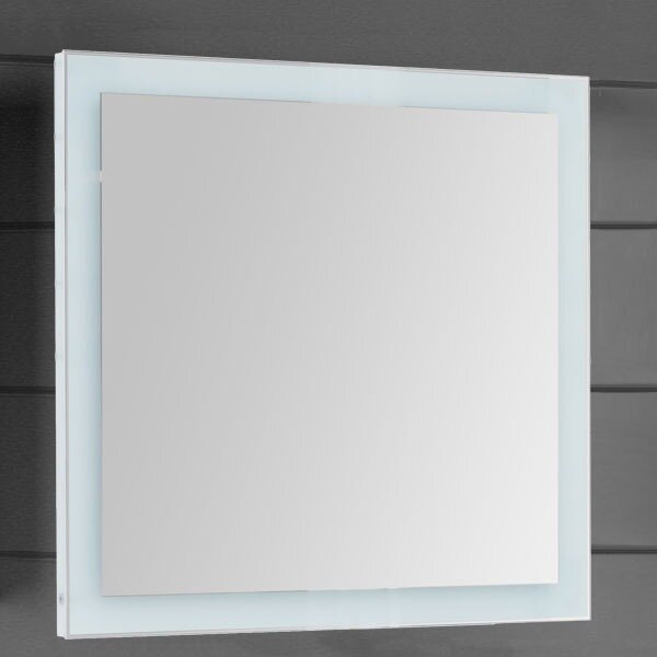 Зеркало Dreja Kvadro 80x3,2x85, с подсветкой 77.9012W