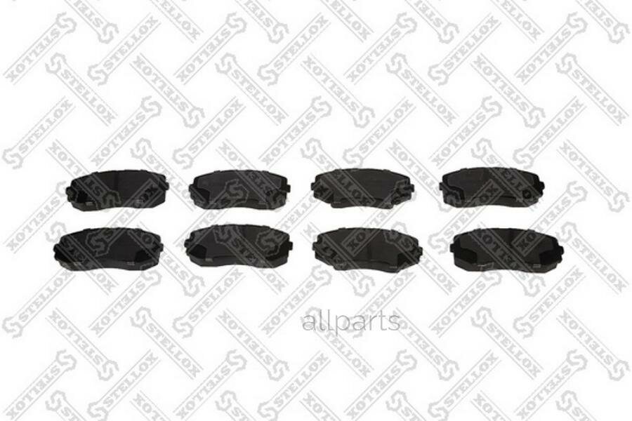 STELLOX 000345BSX колодки дисковые передние!\ Mitsubishi Canter 07>