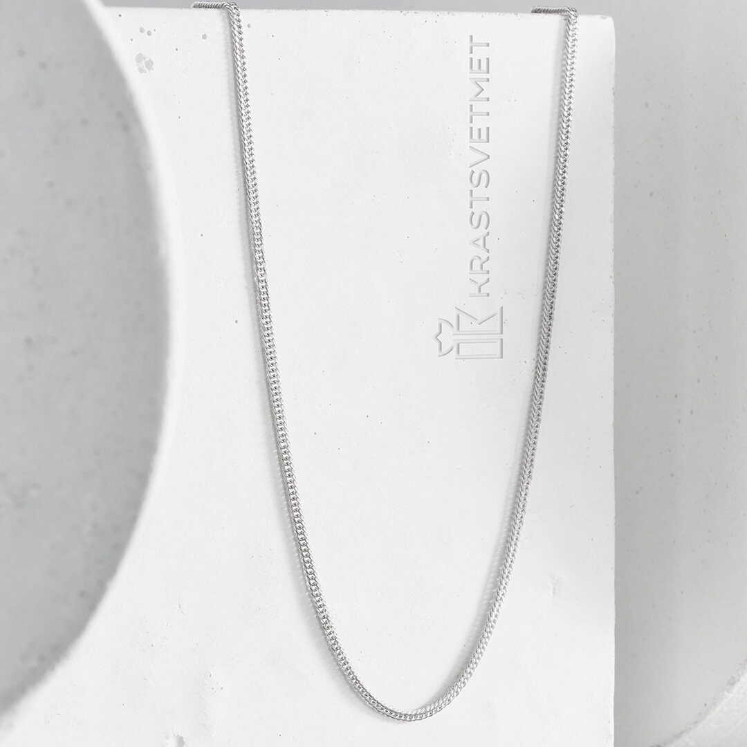 Цепь серебро, 925 проба, родирование