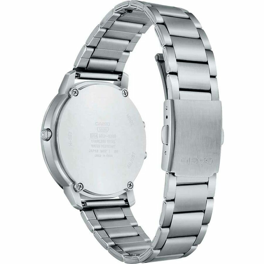 Наручные часы CASIO, серебряный, белый — фото 1