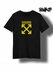 Футболка Zerosell офф вайт Off White, размер XXXL, черный