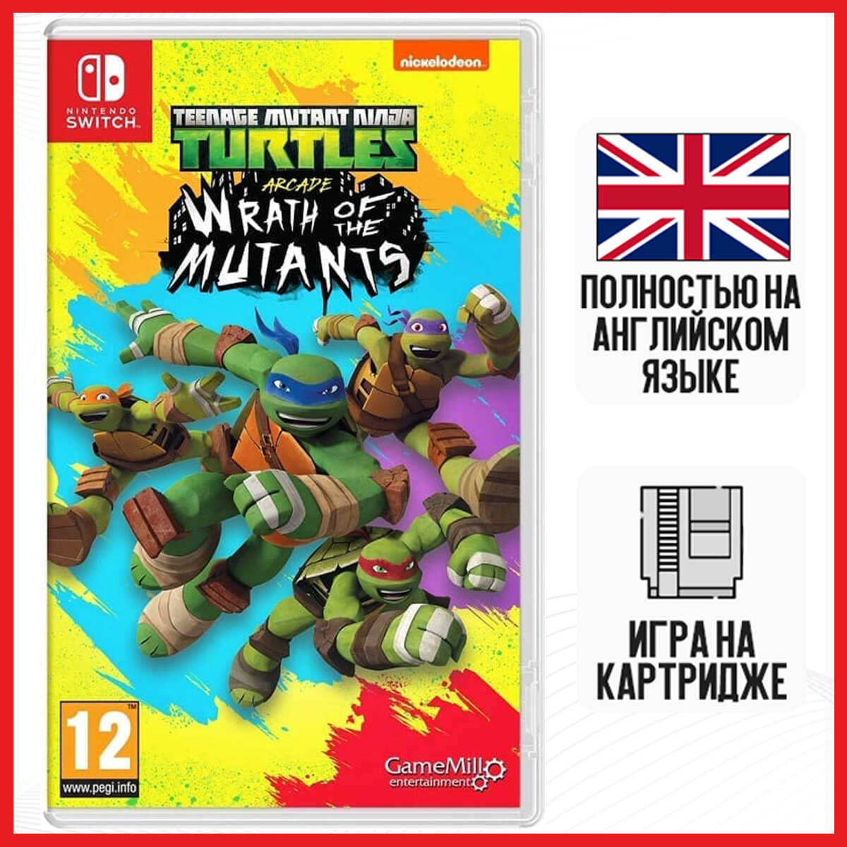 Игра Teenage Mutant Ninja Turtles: Wrath of the Mutants (Nintendo Switch, английская версия)