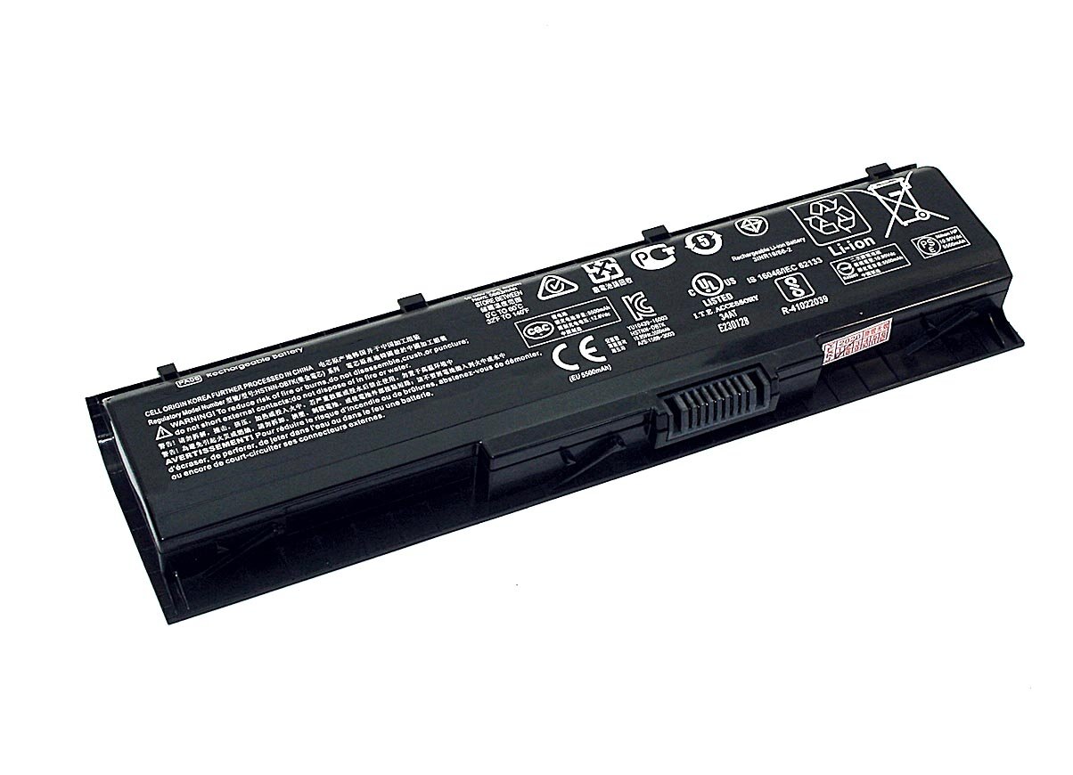 Аккумулятор для ноутбука HP Omen 17-w000, 17-w200, 17-ab000, 17-ab300, 17-ab200 (PA06062) 11.1V 5500mAh 62Wh, черная, ORG