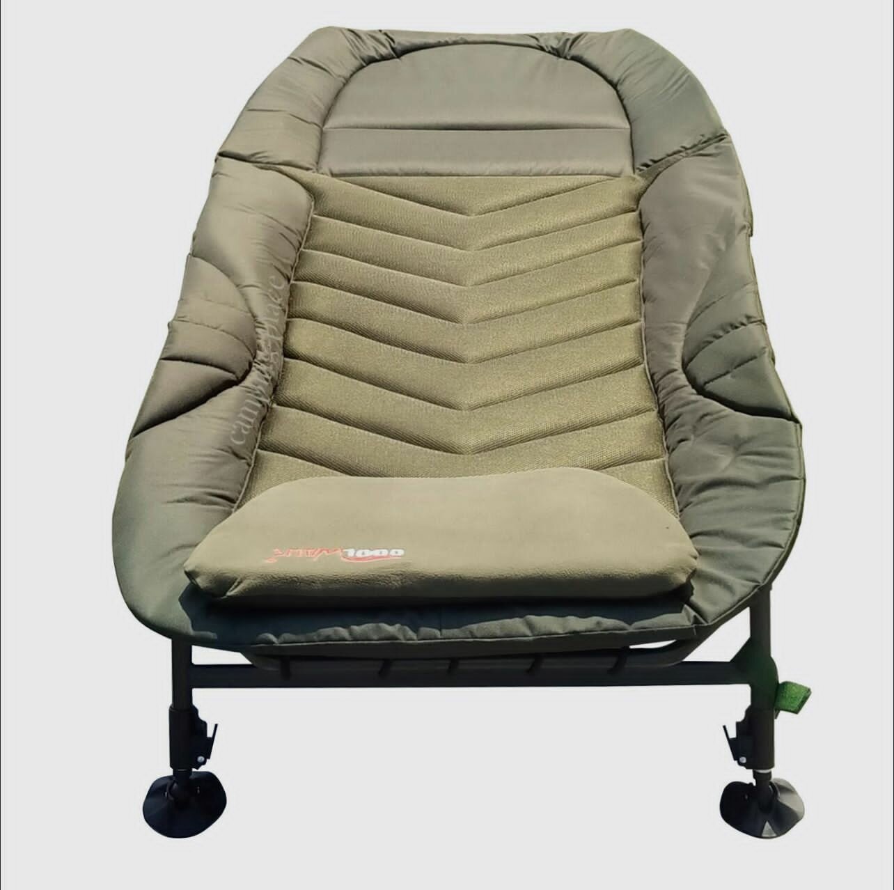 Кресло-раскладушка туристическая стальная карповая Премиум