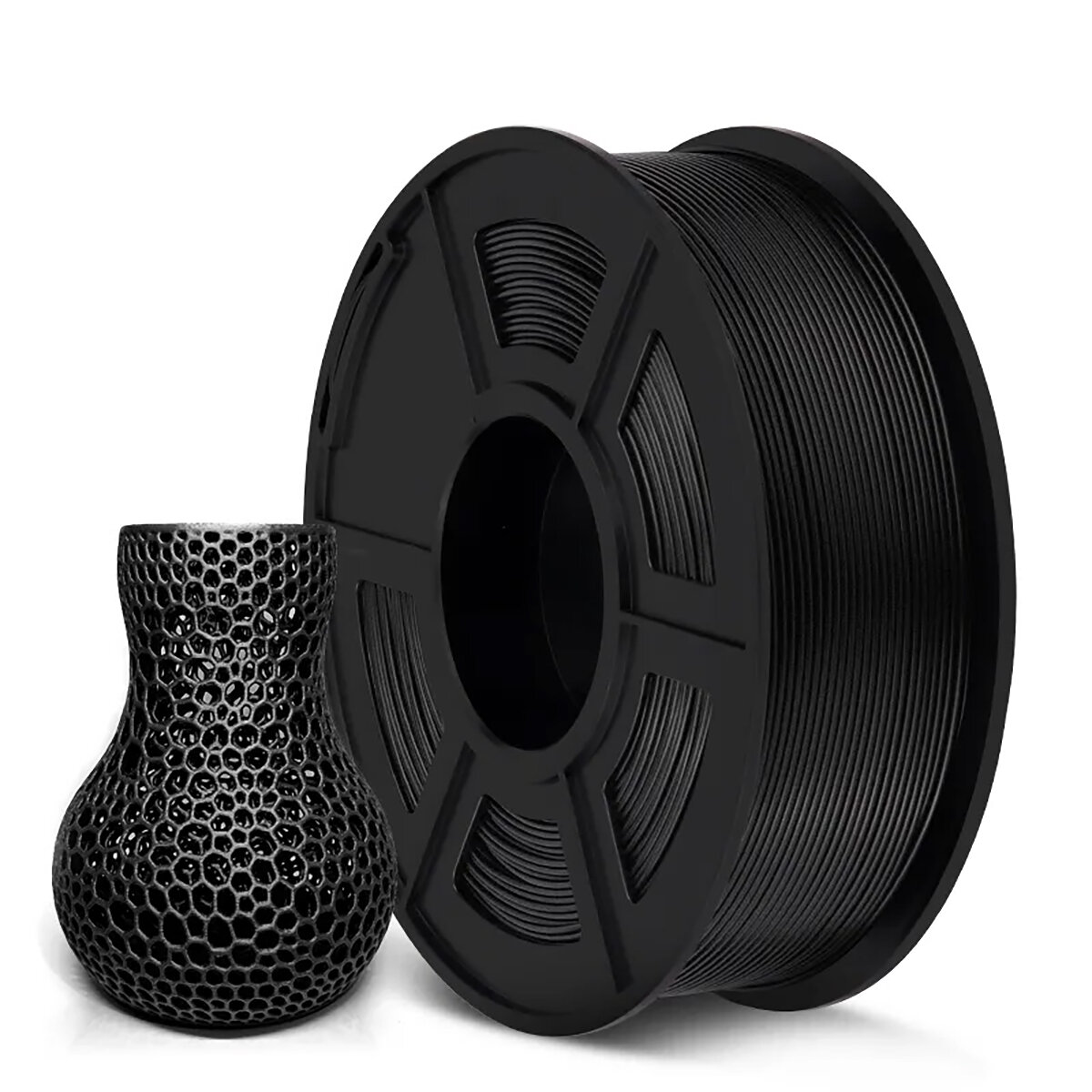 Филамент NVPRINT PLA Carbon Fiber для 3D печати диаметр 1.75мм длина 330 метров масса 1 кг