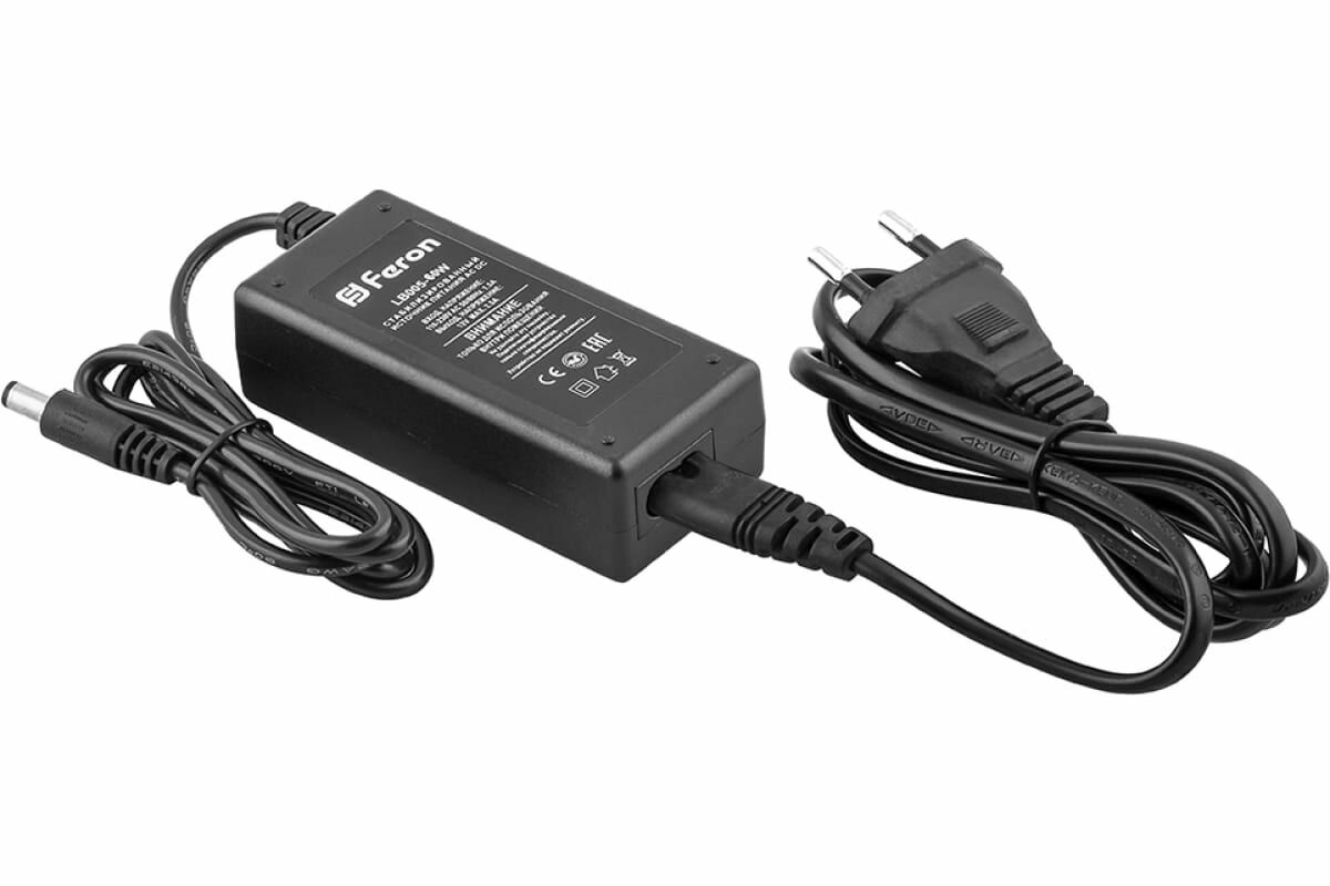 Электронный трансформатор FERON для светодиодной ленты 60w 12V (драйвер) LB005 21490