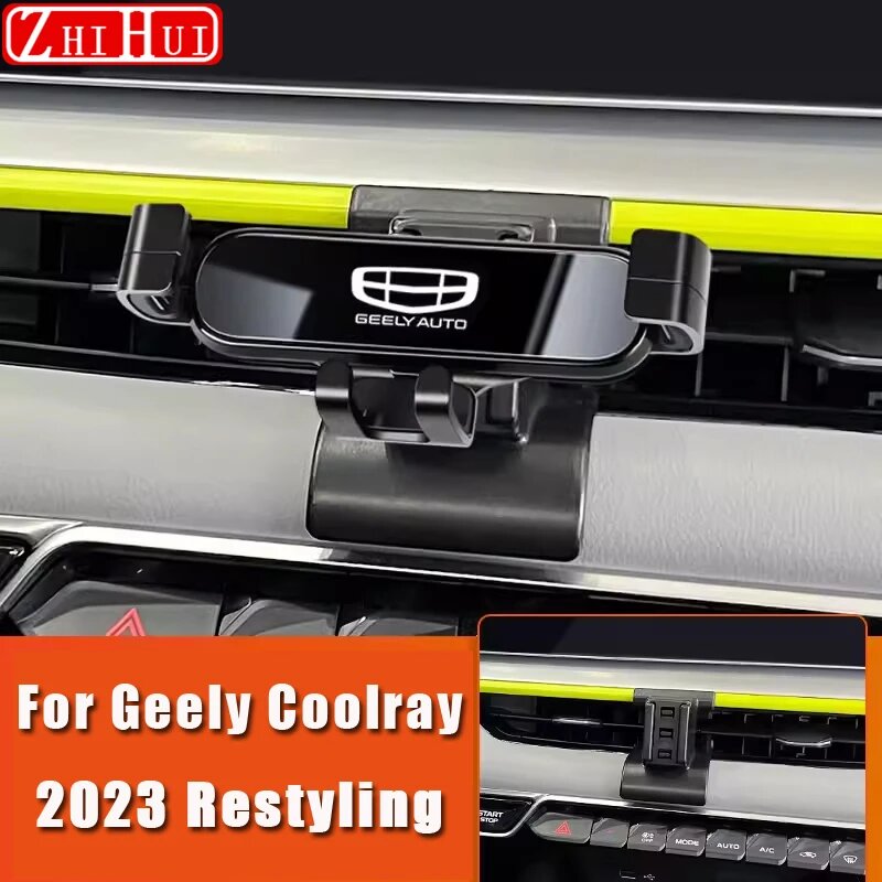 Автомобильный Стайлинг, держатель для мобильного телефона для Geely Coolray 2023 2024 Restyling