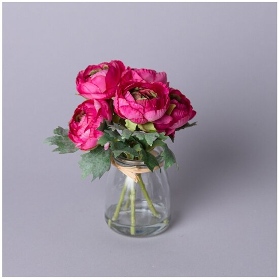 Букет искусственных цветов Lefard в круглой вазе, 16 см (287-551)