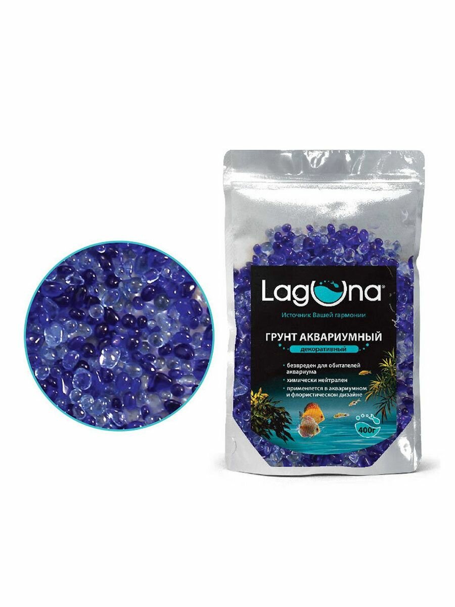 Грунт Laguna акриловый, 400г, синий/голубой