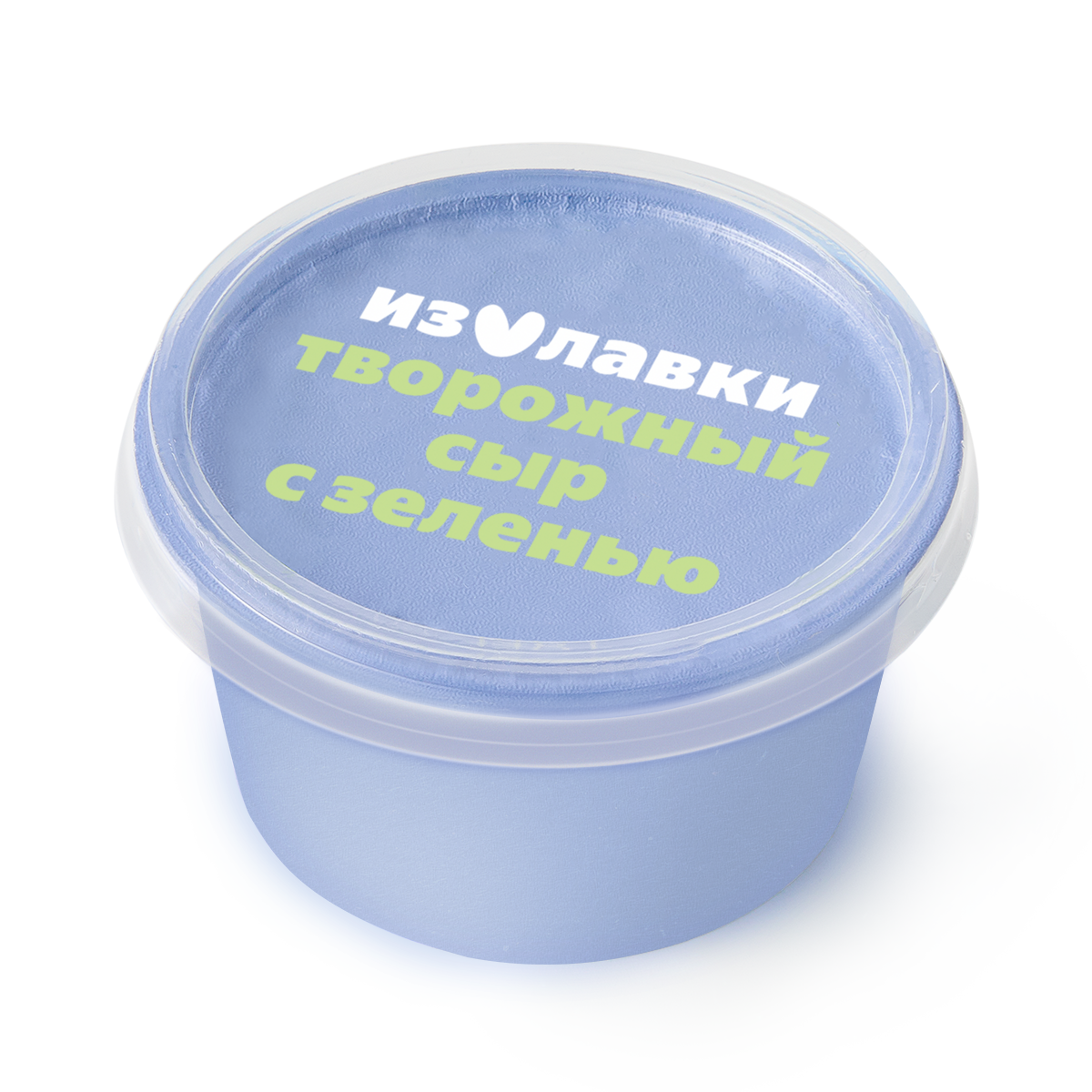 Сыр творожный Из Лавки, с зеленью, 65 % жирности, 140 грамм, 1 уп.