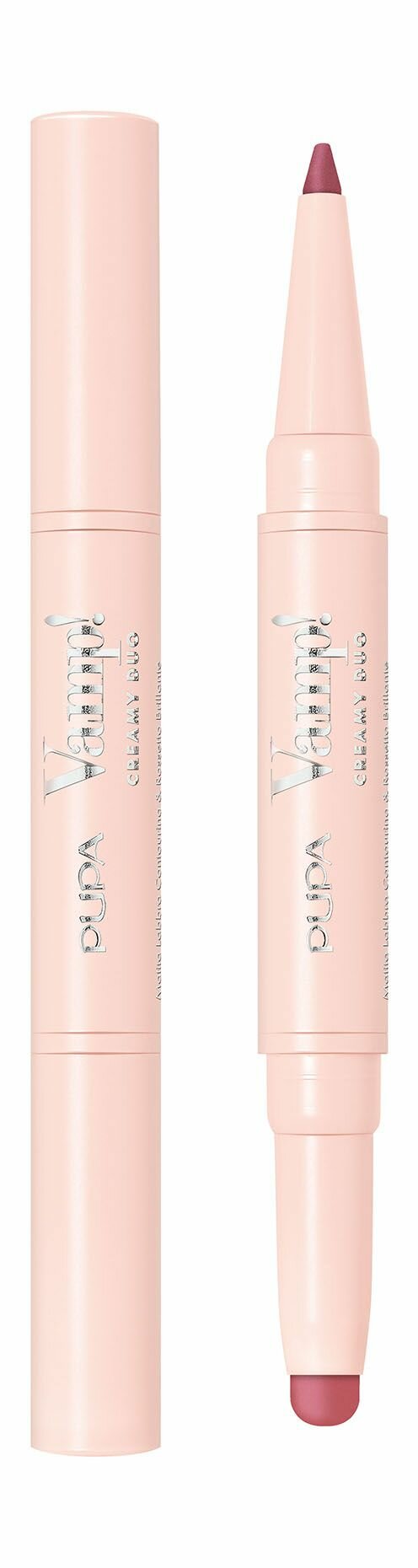 PUPA Набор для губ Vamp! Creamy Duo (Губная помада 0,8 г + Карандаш для губ 0,2 г), 008