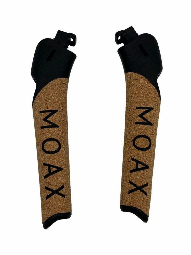 Рукоятка MOAX Race WC с клином, черная/натур. пробка, D16мм,