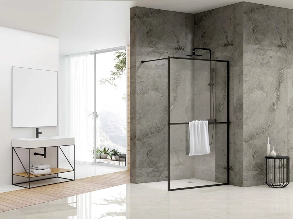 Душевая перегородка Abber Immer Offen AG60100B 100x200