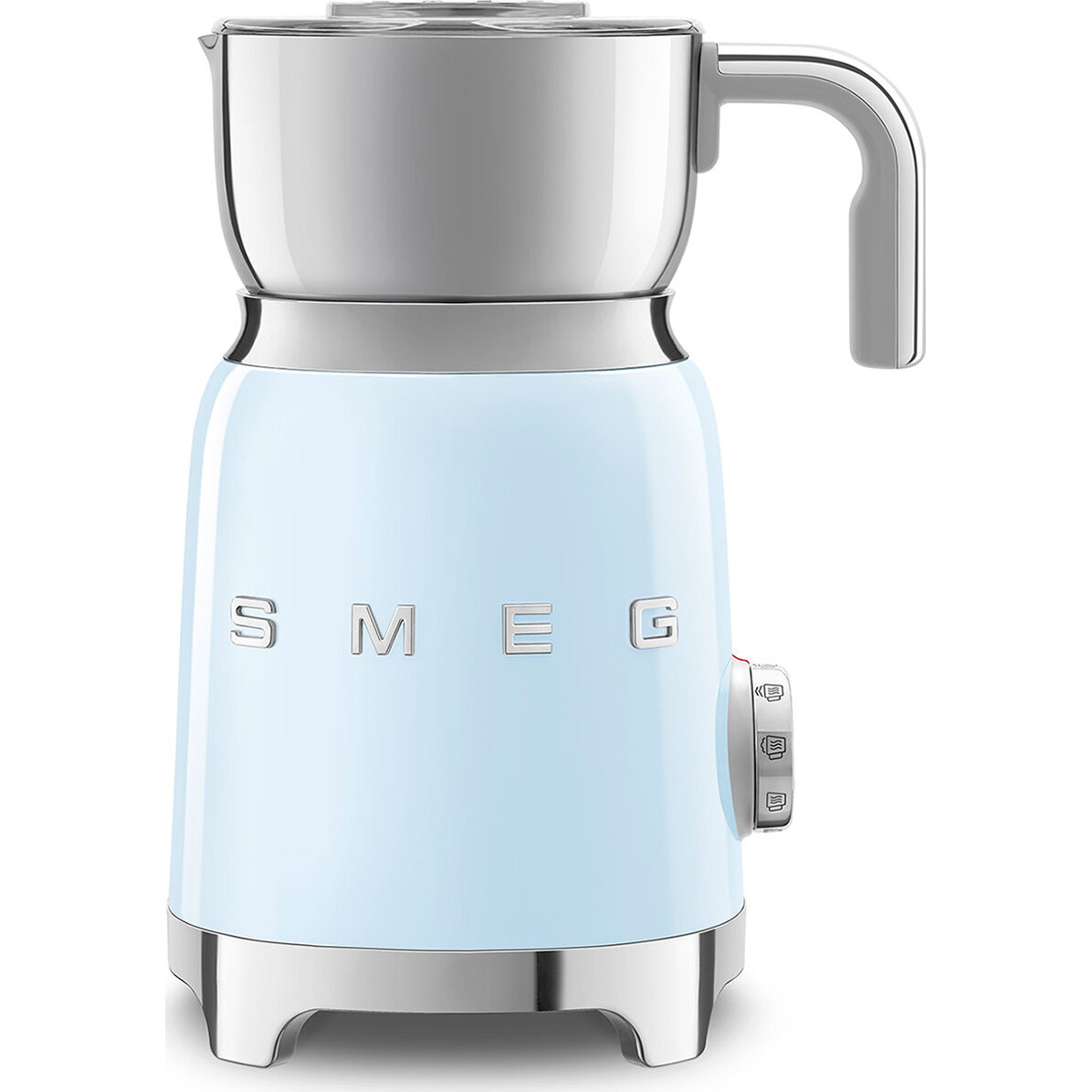 Вспениватель молока Smeg MFF11PBEU, для кофе, пастельный, голубой