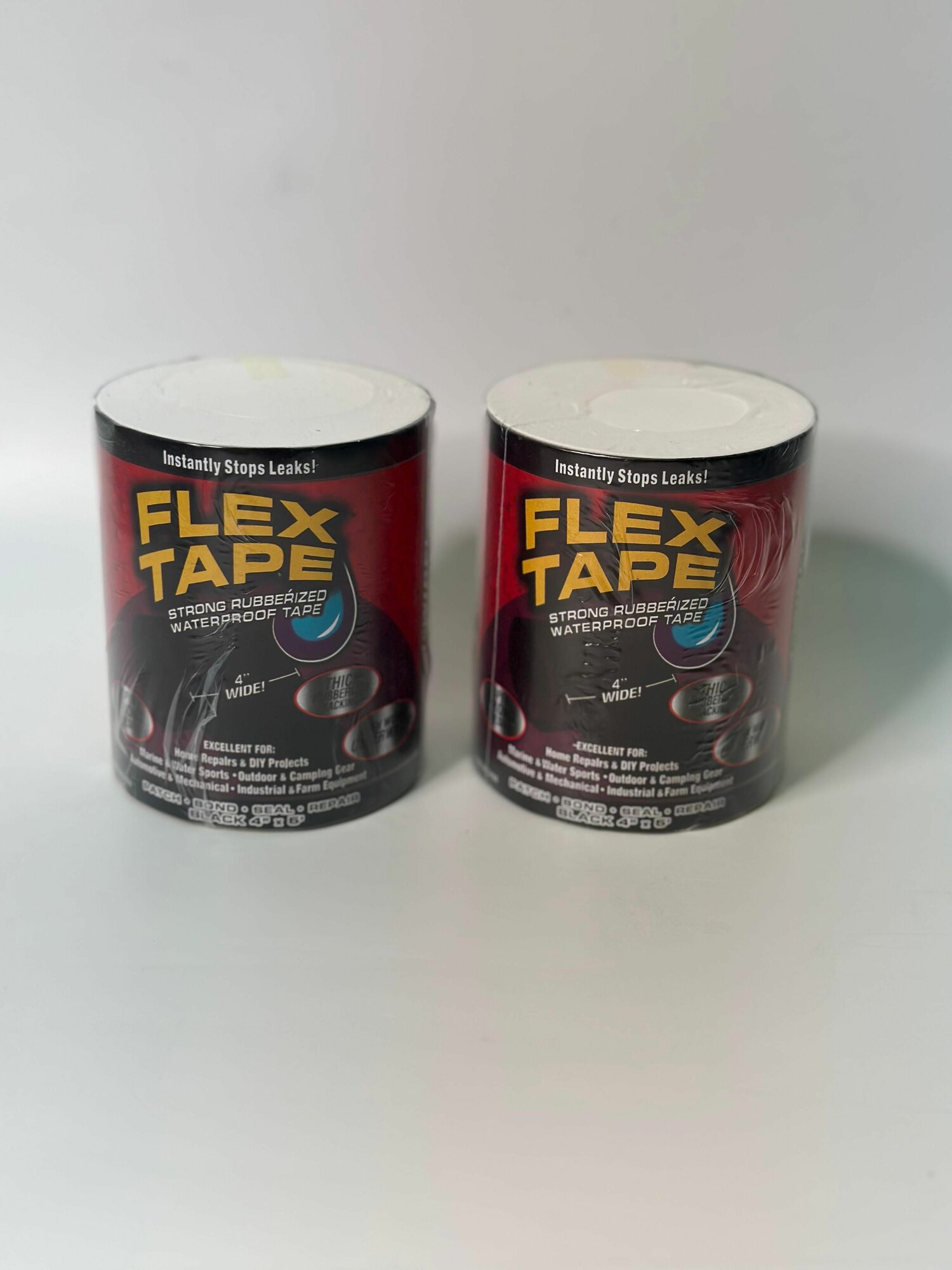 Сверхсильная клейкая лента Flex Tape водонепроницаемая, 10 см. х 1,5 м. черная