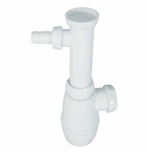 Сифон для мойки Equation без выпуска 40 мм с отводом для стиральной машины