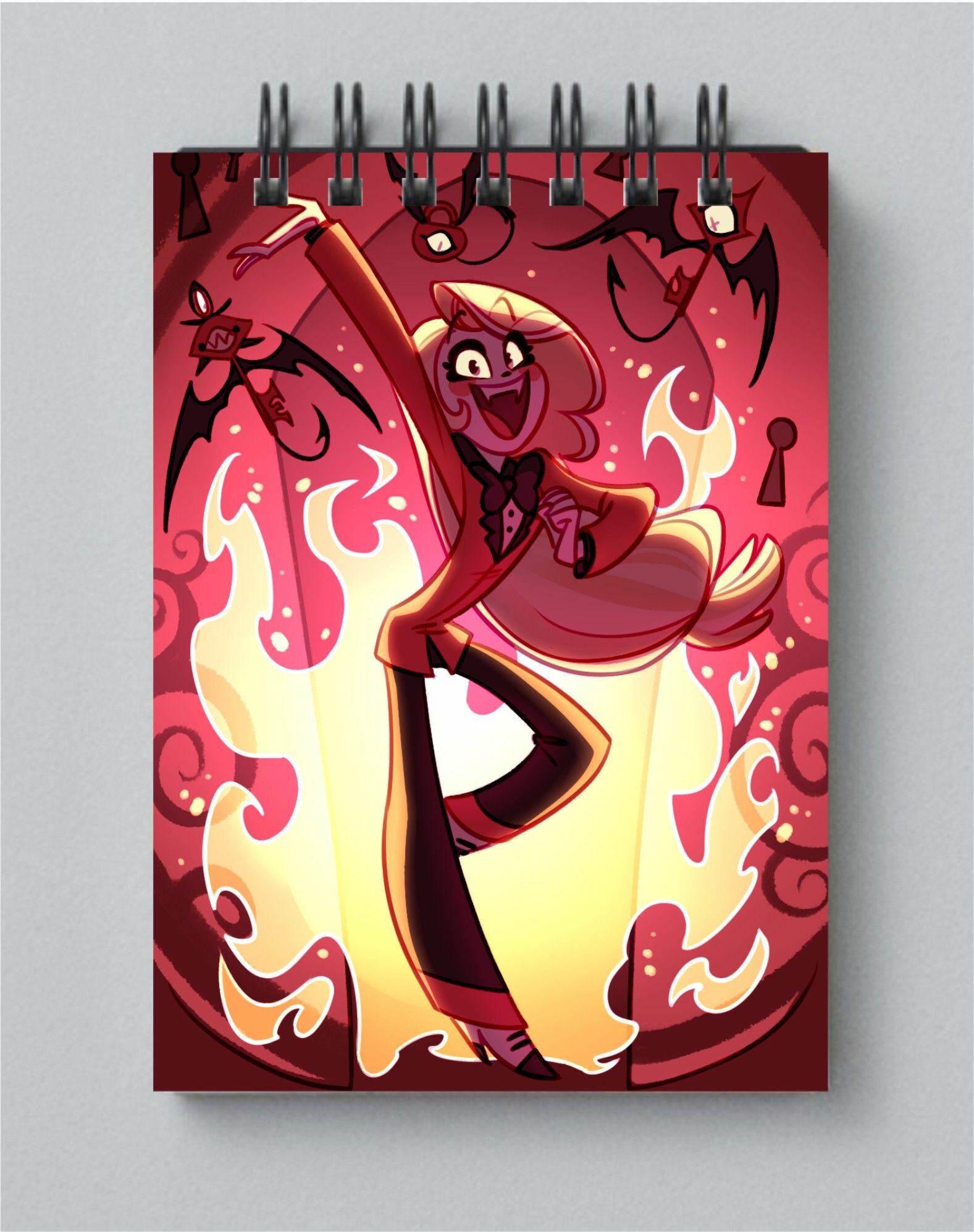 Блокнот формата А6 "Отель Хазбин" , Hazbin Hotel