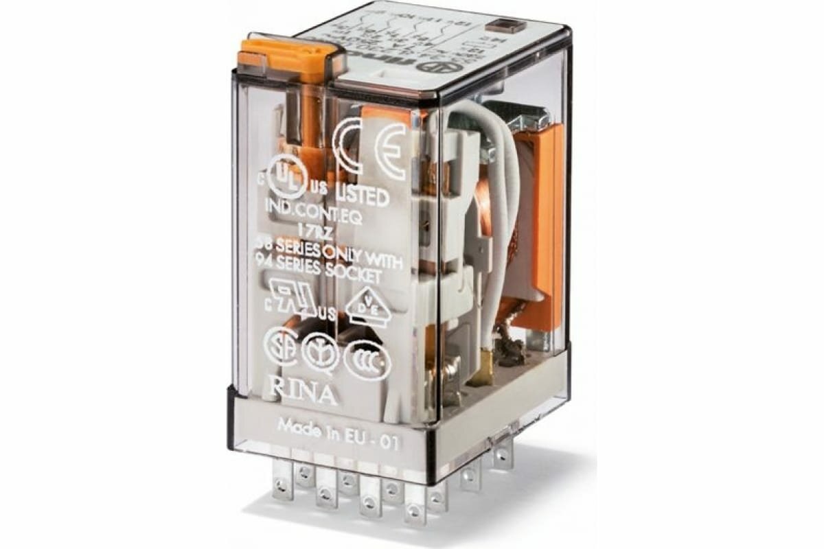 Finder миниатюрное универсальное электромеханическое реле 553482300040 для цепей