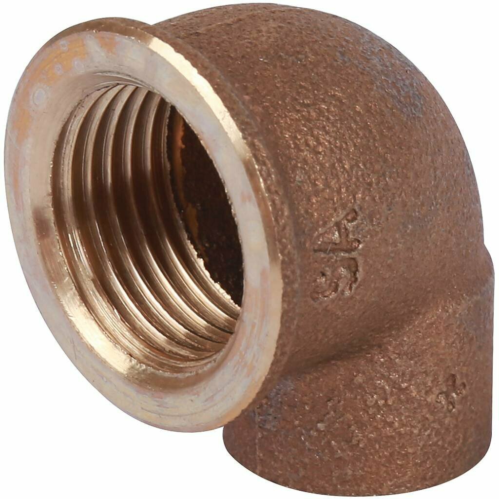 Угол переходной 15x1/2" (ВР) SANHA под пайку бронзовый 140901512