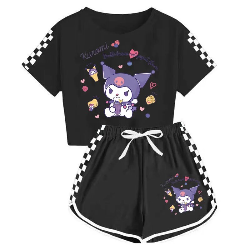 Костюм Miniso Sanrio Kuromi DD492, для девочек, 100% фланель,120CM