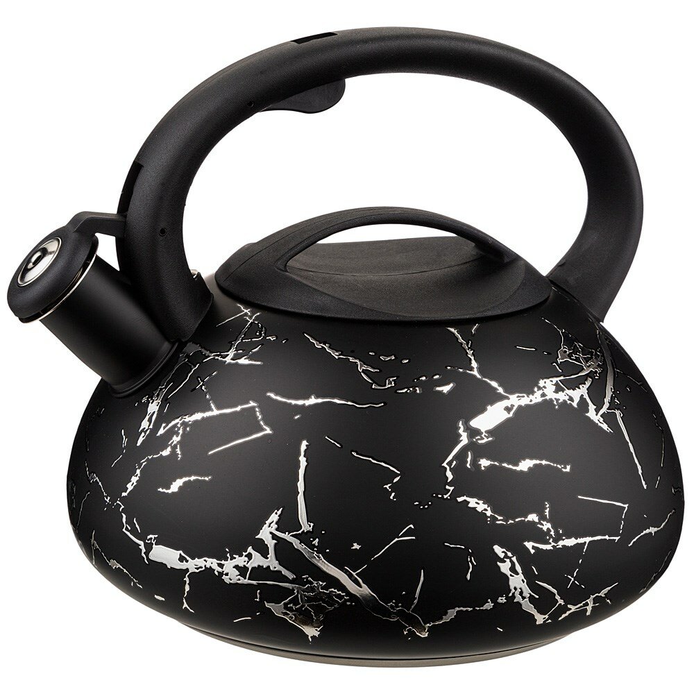 Чайник agness "Fantasy " со свистком 3 л