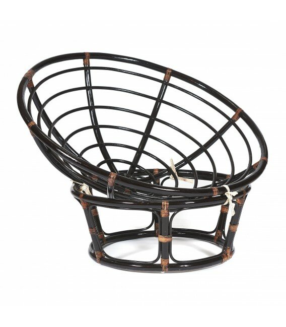 TetChair Кресло PAPASAN 23/01 без подушки, античный черно-коричневый