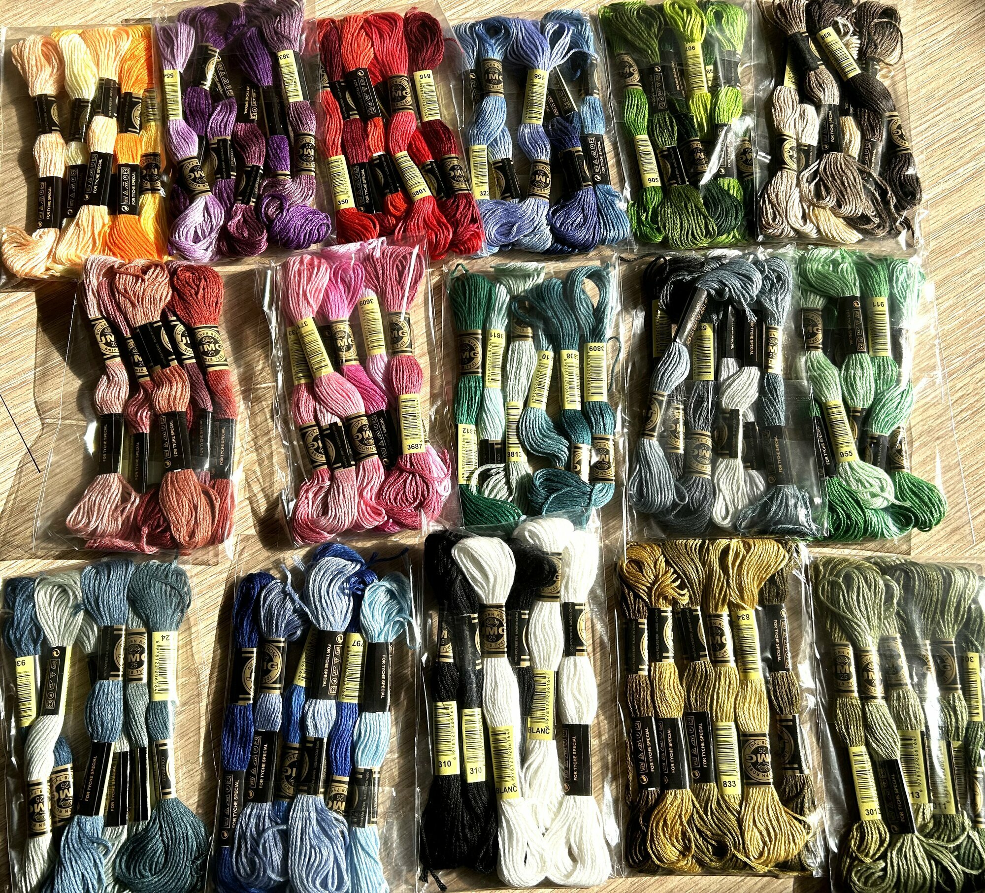 Комплект наборов модных оттенков мулине GMC №3