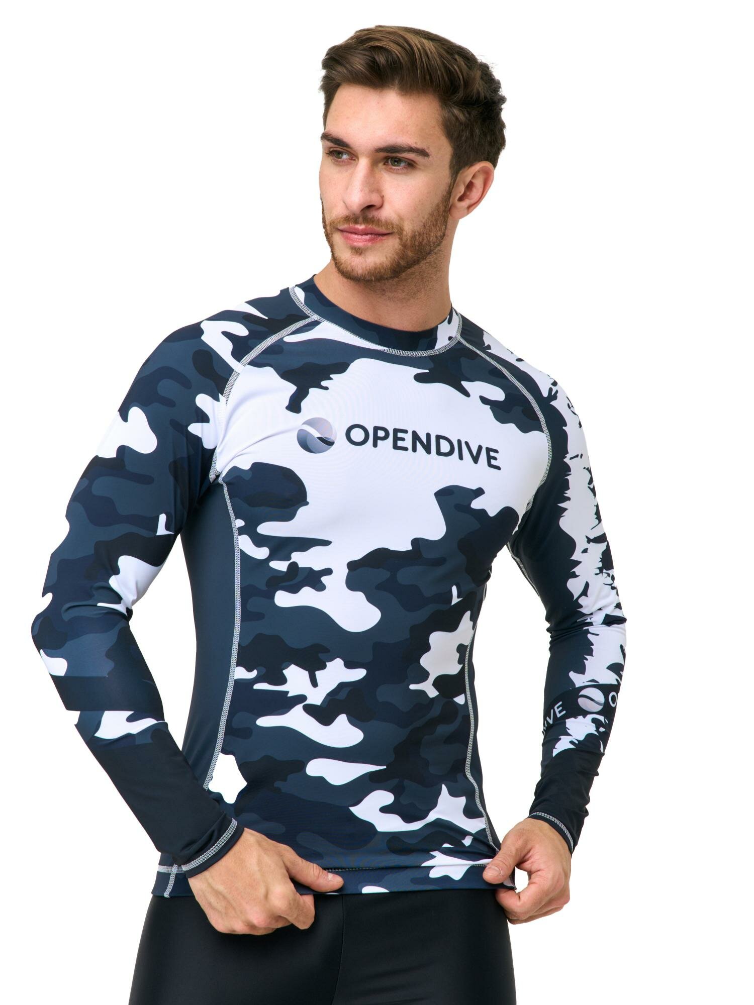 Футболка T-Flex OpenDive Logo Swim UPF50 мужская