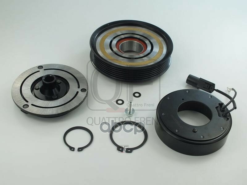 Муфта компрессора кондиционера в сборе QUATTRO FRENI арт. qf80q00194