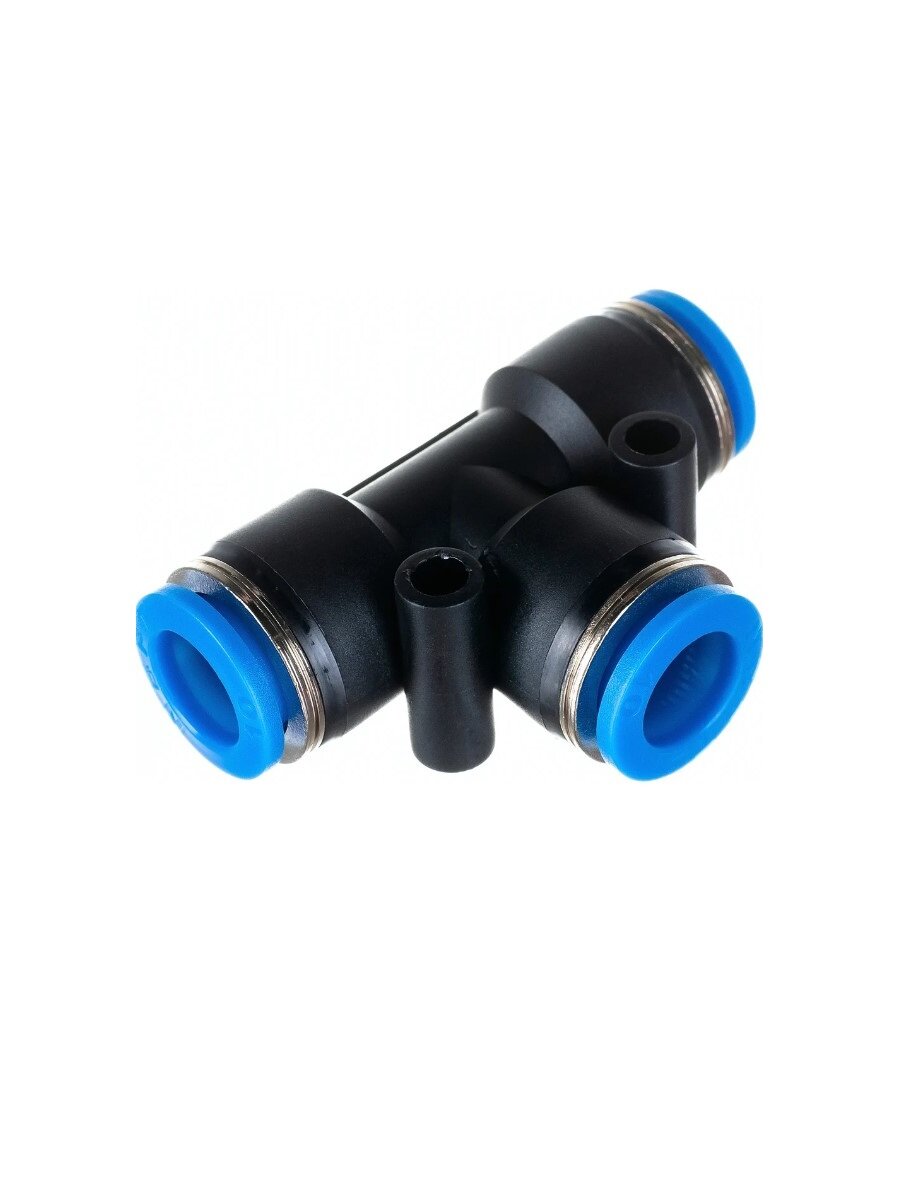 Фитинг цанговый Т-образный М8-8 PB8-G01 (Прогресс Пневматик)