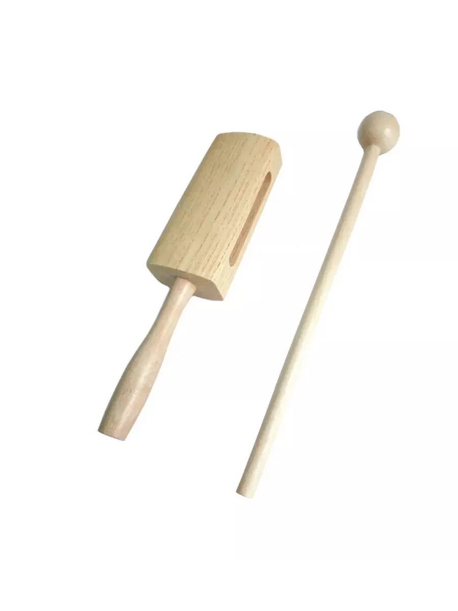 Тон блок DP-231 деревянная коробочка 9 см на ручке