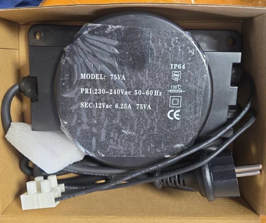 Трансформатор Aquant, 75 Вт / 12 В, цена - за 1 шт