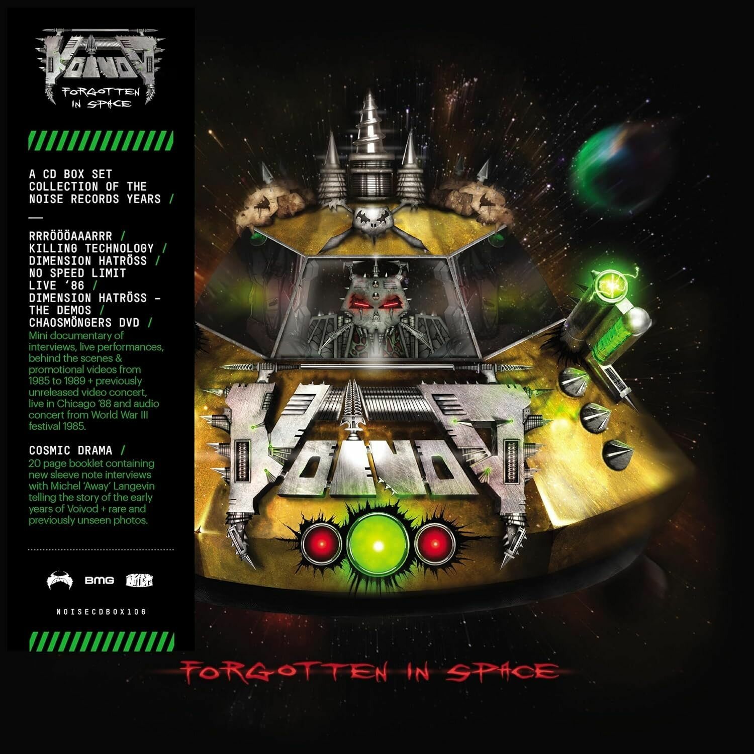 Боксет Voivod - Forgotten In Space (Box) ( 5CD+DVD) 2022 Noise