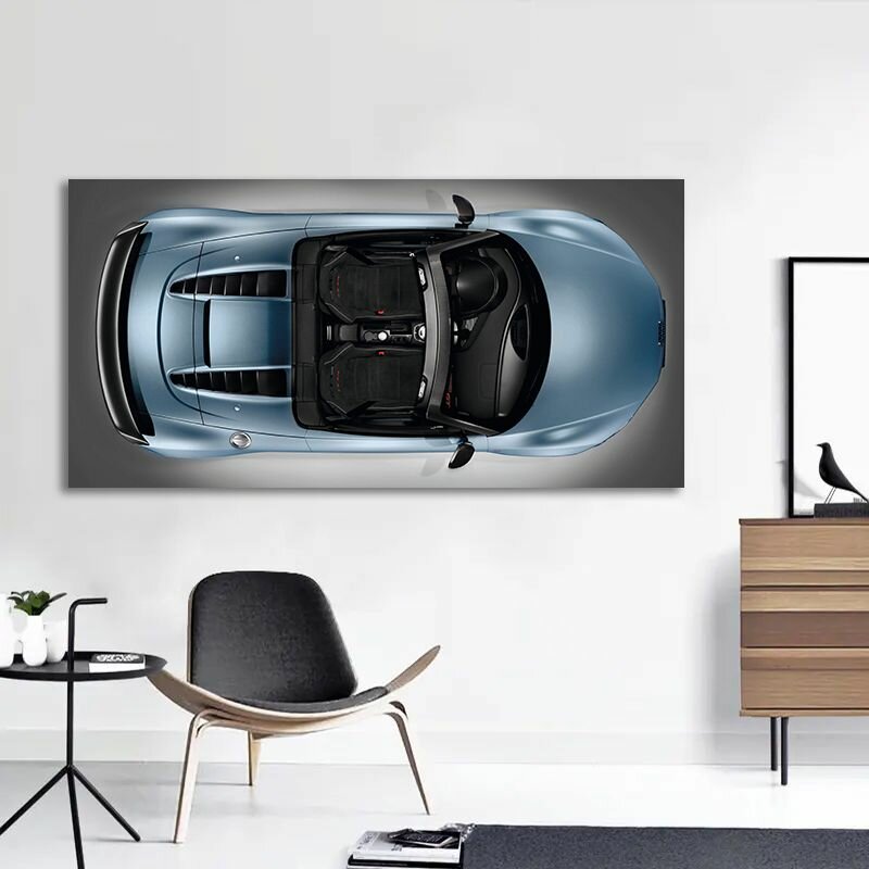 Картина ВсеКартины. Тут "Стильные авто", холст, на подрамнике, дерево, 40x80 см