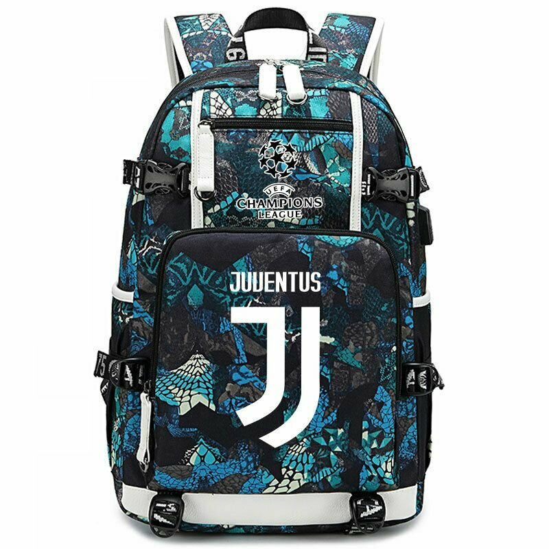 Школьный рюкзак Serie A Juventus F.C. с зарядкой USB для ноутбука