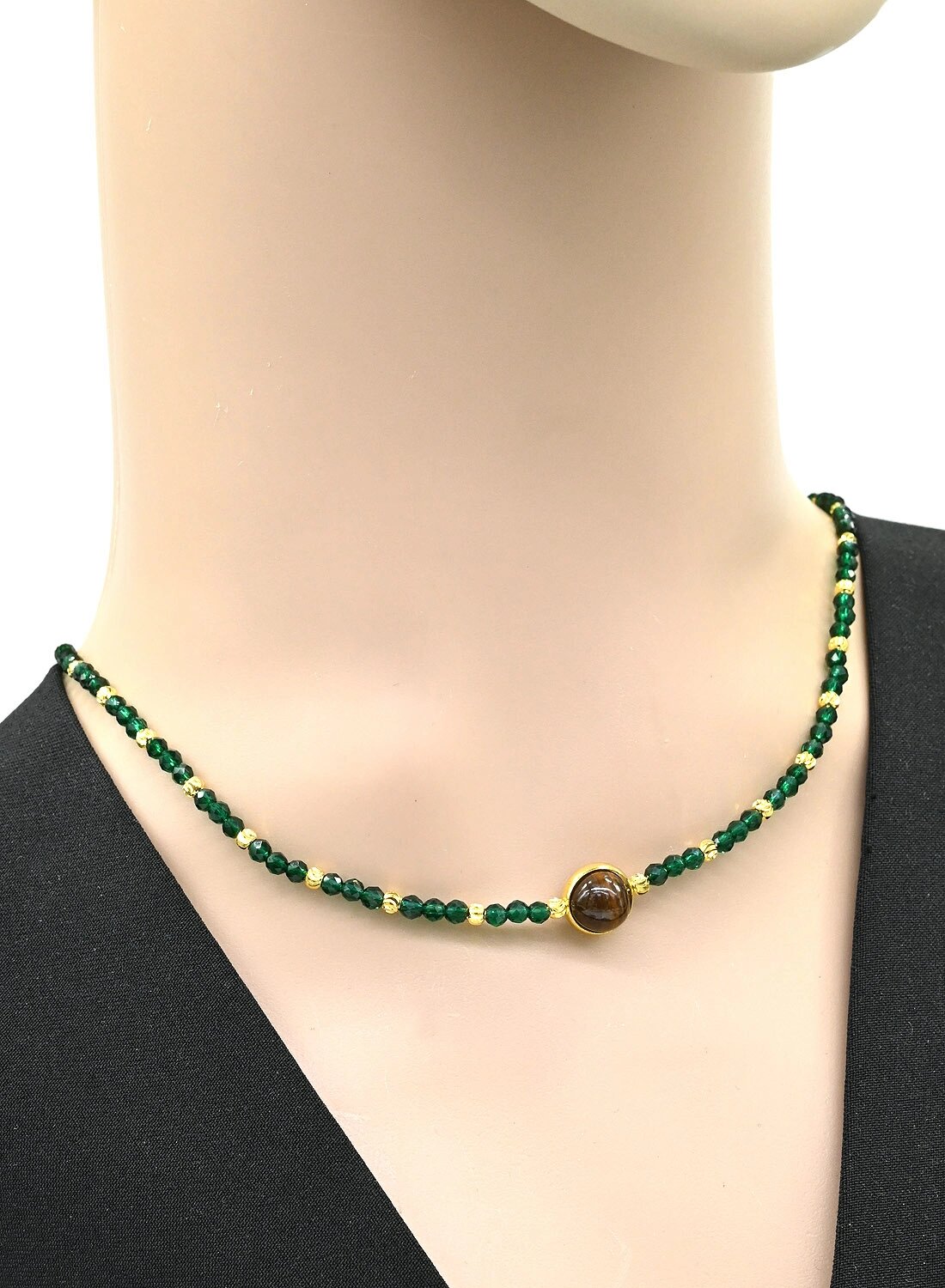 Чокер, циркон