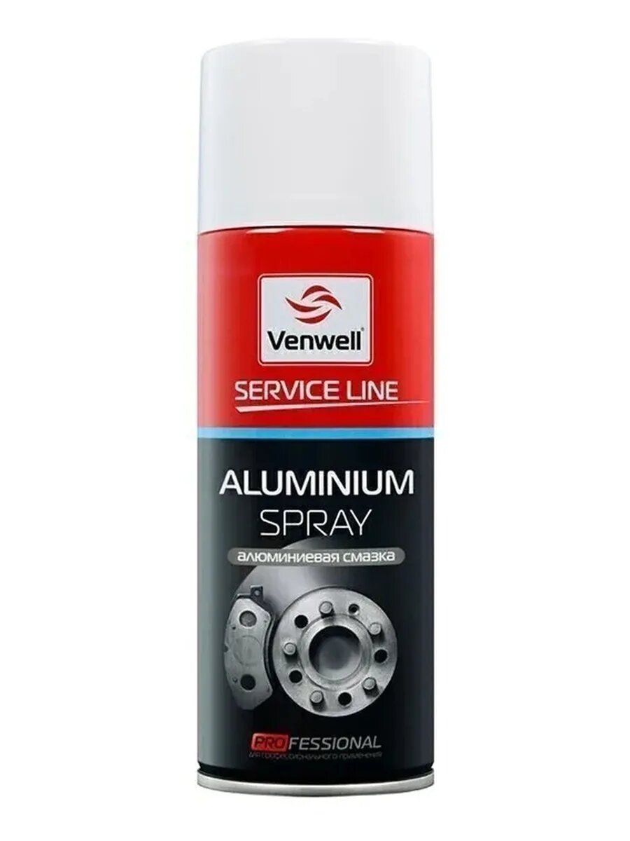 Высококачественная алюминиевая смазка Venwell Aluminium Spray, баллончик 60 мл
