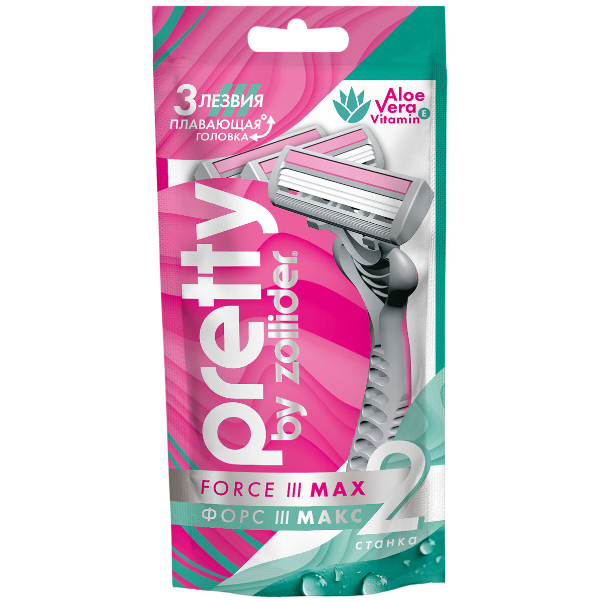 Zollider Одноразовые бритвенные станки Pretty 3 MAX, 3 лезвия, 5 шт