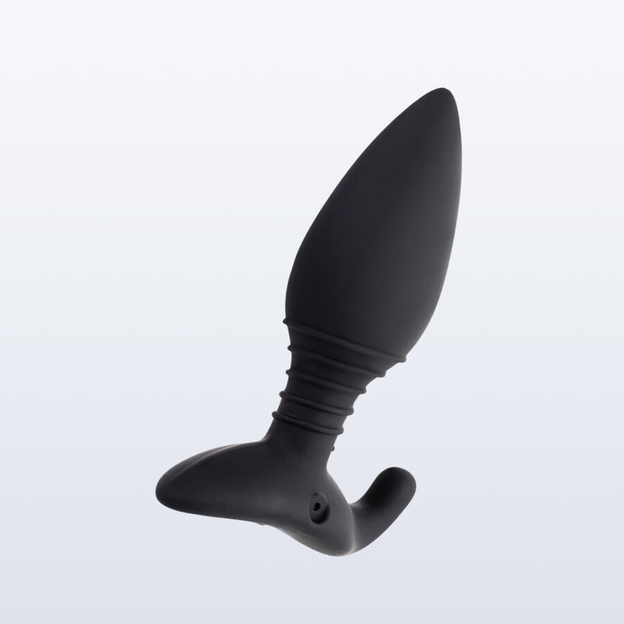 68641 Lovense Hush S, черная. Анальная пробка управляемая смартфоном