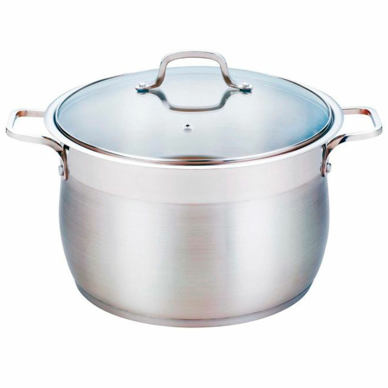 Кастрюля Нержавеющая 17л d326 h210 Premium Ст/Кр Мет/Руч Индукционное Дно П/Уп Bekker BK1562