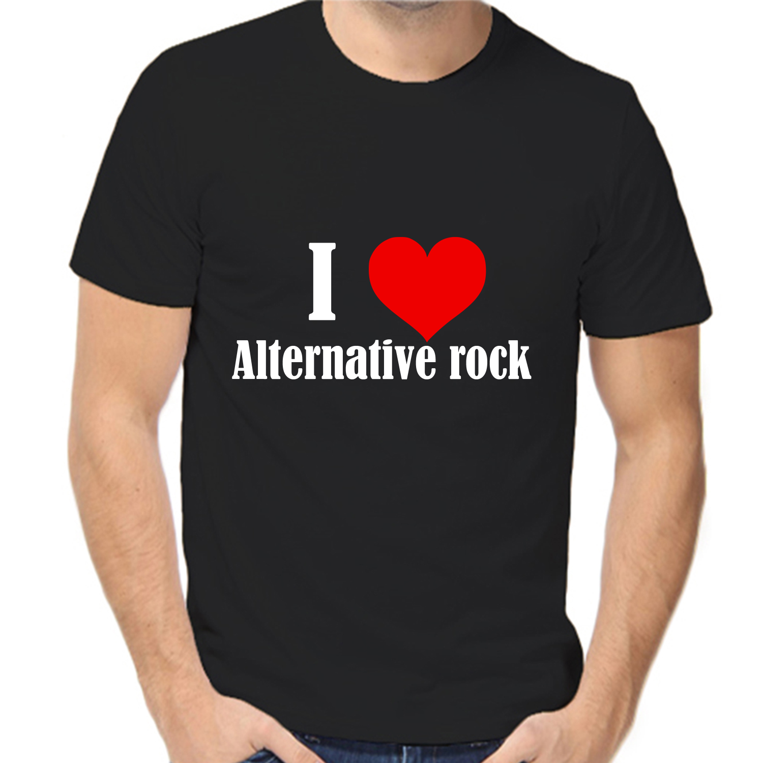 Футболка Я люблю Alternative rock Альтернативный рок