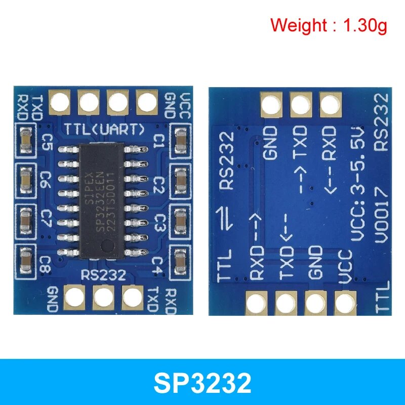 TZT RS232 SP3232 Модуль TTL-RS232 Single channel