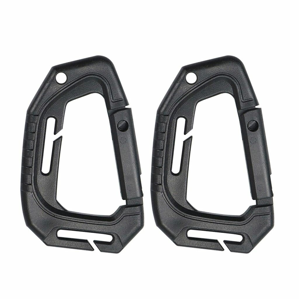 2 шт, пластиковые защелки, крючок, D-образный карабин, тактические рюкзаки, пряжка, быстро висит, зажим для снаряжения