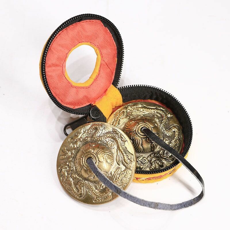 Непальские колокольчики ручной работы из чистой меди, ударные инструменты, Пальчиковые цимбалы, йога-медитация